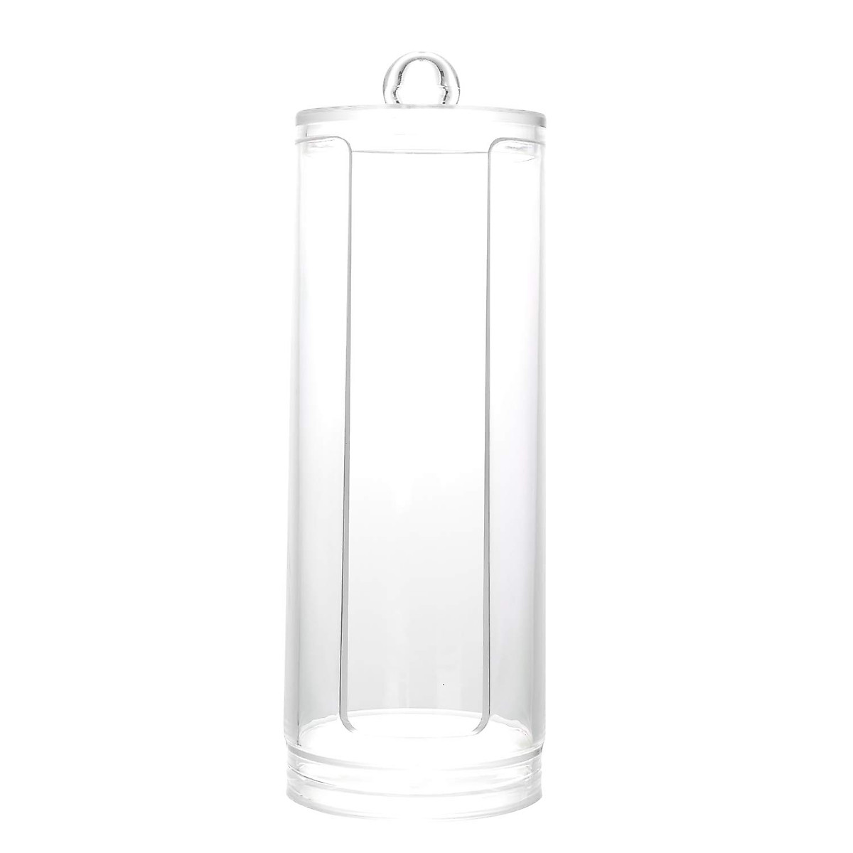 BBDOU Cosmetic Cotton Pad Holder, Makeup Cotton Rounds Holder Makeup Removers, Acrylic Cosmetic Cotton Pad Organizer Container Dispenser Storage Display Rack