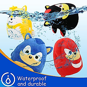 10 inches Sonic Plush Doll, Tails, Knuckles, Shadow Plush Toy, Shadow Stuffed Animals Plush Pillow (1-Sonic)