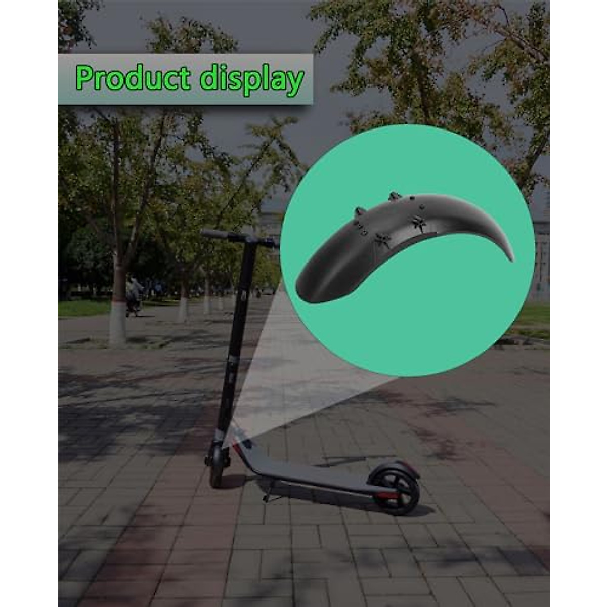 WELLSTRONG Scooter Front Fender Replacement for Electric Scooters Ninebot ES1/ES2/ES3/ES4 Kick Scooter Fender Repair Part Mud Fender