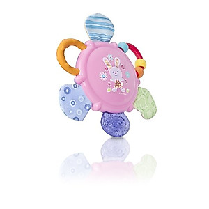 Nuby Look-at-Me Mirror Teether Toy, Colors May Vary