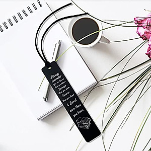 Inspirational Bookmark Gifts for Women Men Book Lovers , Graduation Gift for Her Him Teen Boy Girl, Birthday Valentine's Day Christmas Gifts to Son Daughter from Mom Dad