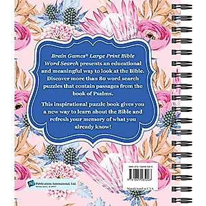Brain Games - Large Print Bible Word Search: Psalms (Brain Games - Bible)