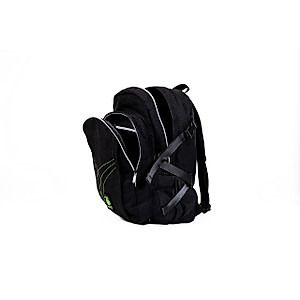 DIME BAGS Urban Hemp Backpack | Original Hemp Backpack for All Genders | Includes Secret Pocket & Removable Airtight Poly Bag (Black)