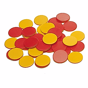 Learning Resources Two-Color Counters, Red/Yellow, Set of 200 & Mathlink Cubes, Educational Counting Toy, Early Math Skills, Set of 100 Cubes
