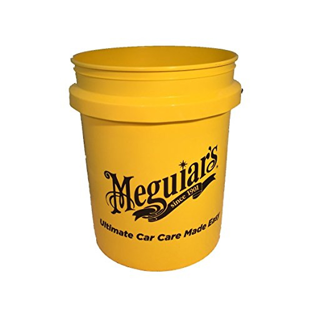 Meguiar's ME RG203 Yellow Large Car Wash Bucket 5US Gallon