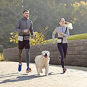 Left&Right Dog Treat Pouch, Dog Training Treat Pouch for Pet, Dog Treat Pouch for Training Small to Large Dogs, Dog Treat Bag with Waist Belt Shoulder Strap Poop Bag Dispenser -4 Ways to Wear -Black