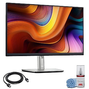 Dell P2422H 24" Full HD 1080p, 16:9 IPS Monitor (P2422H) + HDMI Cable + LCD Cleaning Kit