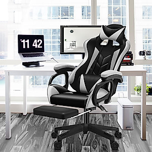 Frassie 28 inch Nylon Gaming Chair Base with 5 Casters, Heavy Duty Office Chair Base Replacement Part (Black)