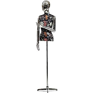 Mannequin Dress Form Torso Mannequin Torso Female Tailors Dummy Mannequin Dressmakers Dummies Fashion Students Display Bust Adjustable for Apparel Jewelry Display Stand (