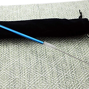 Uniturcky Durable Silverware Flatware Cutlery Set, Food Safe Grade Stainless Steel Utensils 24-Piece Service for 4,Include Knife/Fork/Spoon/Metal Straws/Cleaning Brus, Dishwasher Safe (Matte Blue)