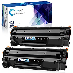 LxTek Compatible Toner Cartridge Replacement for Canon 137 Toner cartridg CRG137 CRG 137 9435B001AA to use with imageclass d570 mf236n mf232w mf216n mf244dw mf242dw mf232w ,2 Black