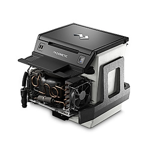 Dometic CCF-T Center Console Refrigerator - Dual USB Charging Port with Soft Touch User Interface Unit - Low Noise & Energy Consumption,7.5L 12V Powered Fridge for Ford