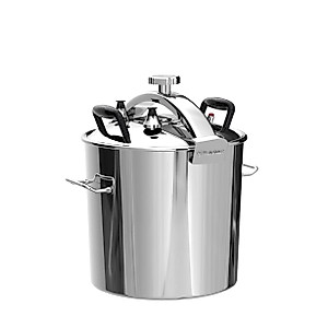 Westinghouse Stainless Steel Pressure Cooker & Canner, 53.5 Quart, Silver