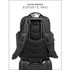 TUMI Men's EsportsPro Large Backpack, Black, One Size