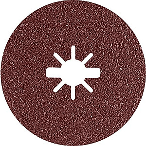 Bosch Professional 25x Expert R781 Prisma Ceramic X-Lock Fibre Discs (for Steel, Stainless Steel Sheets, Ø 125 mm, Grit 36, Accessories Small Angle Grinder)