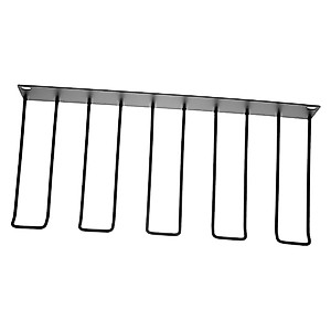 ABOOFAN Carbon Steel Storage Rack Garage Storage Rack Carbon Steel Tool Holder Black Wall Hanging Rack