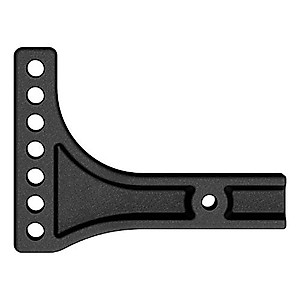 CURT 17131 Replacement Weight Distribution Hitch Shank, 2-1/2-Inch Receiver, 2-Inch Drop, 6-Inch Rise , Black