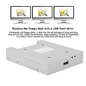 USB Floppy Emulator, 3.5" FDD UDD U144K 1.44MB USB SSD Floppy Drive Emulator for Industrial Controllers
