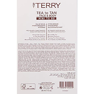 By Terry Tea To Tan Face & Body Bronzer Travel Size | Liquid Bronzer | Matte & Shimmer Tanning Effects | 30ml (1.01 Fl Oz)