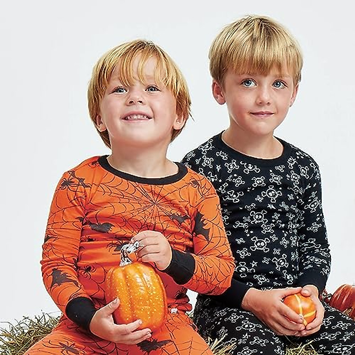 HonestBaby Sleep and Play Footed Pajamas One-Piece Sleeper Jumpsuit Zip-front PJs Organic Cotton for Baby Boys, Unisex, Batty, 0-3 Months