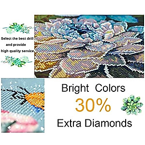 KEUASDV Diamond Painting Kits for Adults, Mountain 5D DIY Diamond Art Kits Full Drill Diamond Dots for Gift Wall Decor and Relaxation Gem Arts 12x16 inch