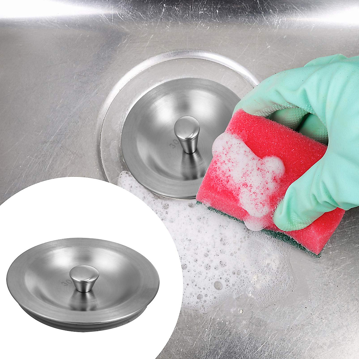 Drain Cover Sink Stopper Kitchen Supplies Sink Hair Stopper Drain Kitchen Sink Supplies Stopper Stopper Sink Kitchen Stopper Kitchen Accessory