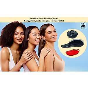 G.B.S Wave Detangling 3-in-1 Hair Brush Set
