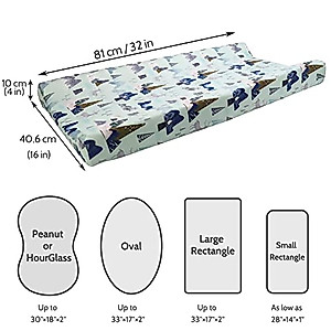 Bassinet Sheet and Changing Pad Cover, Baby Cradle Mattress Sheets, Changing Table Sheet for Boys Girls, Soft Breathable, Mountain