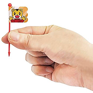 Skater LKP4-A Lunch Picks, Pack of 9, Shimajiro, 22