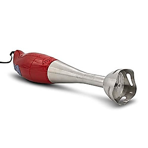 Trenda Immersion Hand Blenders Cordless Handheld and Electric Mixer Stick, Red