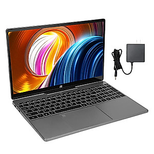 Gaming Laptop, Gravity Sensor RGB Backlit 15.6 Inch Touch Screen Business Laptop 4096 Pressure for Family (12GB+256GB US Plug)