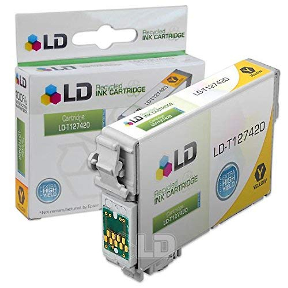 LD Products Compatible Ink Cartridge Replacements for Epson 127 T127 Extra High Yield (2 Black, 1 Cyan, 1 Magenta, 1 Yellow, 5-Pack)