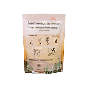 IvyMay Dunes Succulent Soil ― Organic Cactus Soil Potting Mix for Succulents, Ready to Use Potting Soil Indoor Plants with Perlite, Pumice, Earthworm Castings, Essential Oils ― 5 qt