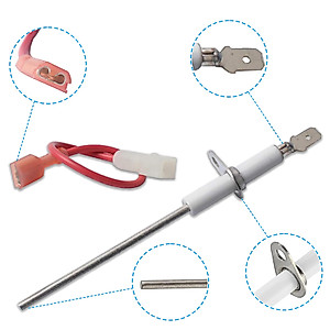 New (MK) 903600 Intertherm Nordyne Miller Flame Sensor Rod Furnace Gibson Compatible with Frigidaire + full model list