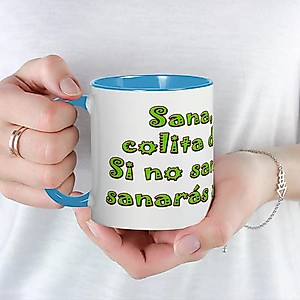CafePress Sana, Sana, Colita De Rana Mug Ceramic Coffee Mug, Tea Cup 11 oz