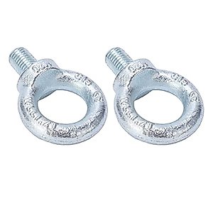 Lifting Ring Bolts, 2PCS Eyebolt Screws Large Bearing Capacity with Deep Thread for Marine for Machinery Devices(M20)