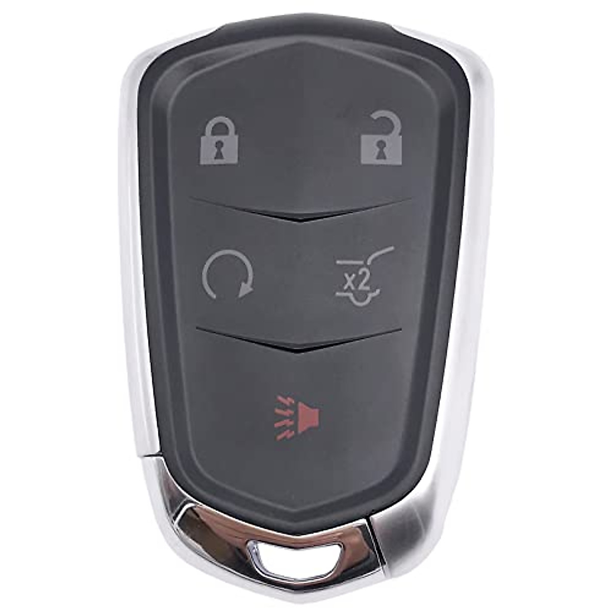 vurbemes Replacement Key Fob Cover Case fit for Cadillac SRX XT4 ATS CTS XTS Keyless Entry Key Fob HYQ2AB, HYQ2EB