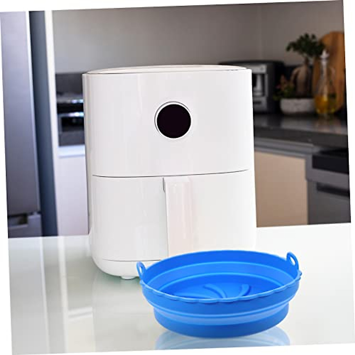 FELTECHELECTR Oven Liner Air Cooker Silicone Pan Broiling Pan for Oven Round Baking Pan Oven Accessories Air Fryer Silicone Air Fryer Basket Air Fryer Pan Air Fryer Mats Air The Ship