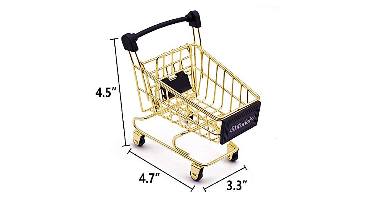 Shop Shindel Mini Brands Shopping Cart Set - 2 Durable Toys