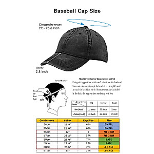 AOSMI 3 Pack Vintage Washed Cotton Adjustable Distressed Baseball Caps Men Women Summer Unstructured Soft Low Profile Blank Plain Ball Caps Workout Dad Hat Black Green Khaki