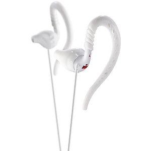 Yurbuds Ironman Focus Behind the Ear Performance Earloop Fit Sport Earphones, White