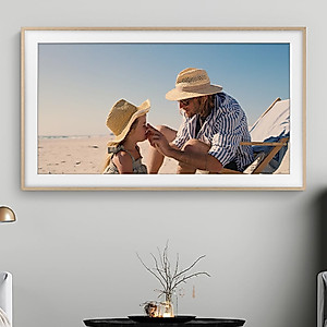 SAMSUNG QN65LS03BA 65 inch The Frame QLED 4K UHD Quantum HDR Smart TV Bundle with Q-series 7.1.2 ch. Wireless Dolby ATMOS Soundbar w/Q-Symphony