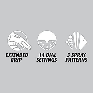 Ortho Dial N Spray Hose-End Sprayer for Liquid Weed and Insect Killer, Fungicide, Fertilizer with 14 Dilution Settings red