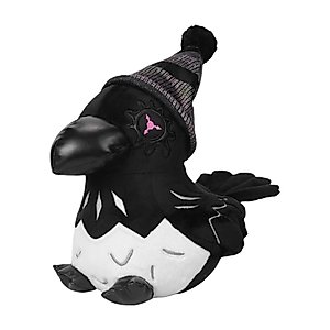 Murders-Drones Plush Toy,Hit SciFi Comedy Animation Role Uzi Black Crow,Soft Character Throw Pillow, Home Decor，Great Gift for Kids Boys Girls