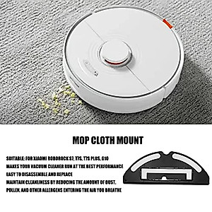 Vacuum Parts & Accessories, Mop Cloth Mount, Electrical Controlled Mop Mount Holder Vacuum Cleaner Accessory for Xiaomi Roborock S7 T7S