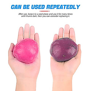 Cleaning Gel for Car, Auto Detailing Slime Mud, Putty Cleaner Dust Removal, Vehicle Interior Soft Glue Cleaning Tools Kit, Car Accessories for Cleaning Air Vents, Keyboard, PC, Laptops (Pink)