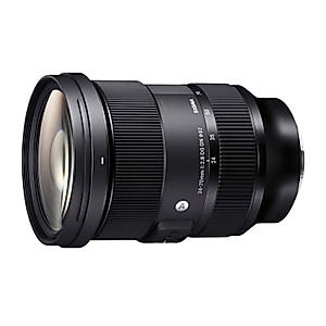 Sigma 24-70mm f/2.8 DG DN Art Zoom Full Frame E-Mount Lens Bundle with Software Suite, 64GB Extreme PRO SD Card and Hard Case with Customizable Foam (4 Items)