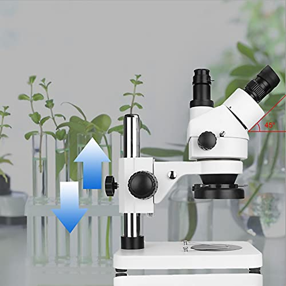 SVBONY SV218 Microscope Lens Adapters to Connect Mobile Phone to SM402 Professional Trinocular Stereo Zoom Microscope Eyepiece for Camera and Video