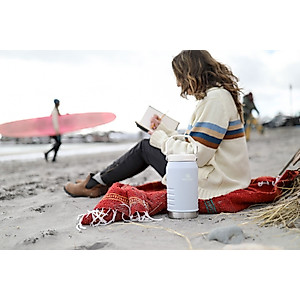 Stanley IceFlow Flip Straw Jug with Handle 64 oz| Twist On Lid and Flip Up Straw | Leak Resistant for Travel and Sports | Insulated Stainless Steel | BPA-Free |Cloud