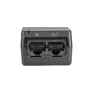 Black Box 1-Port PoE Gigabit Ethernet Injector, 802.3af